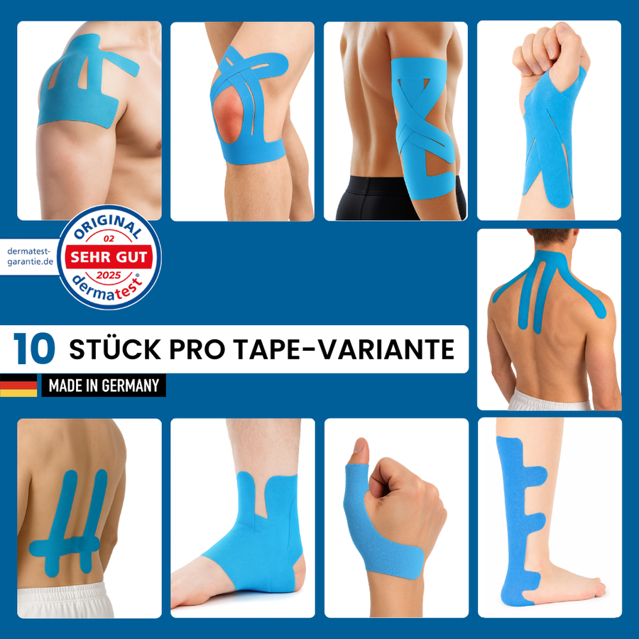 TAPEX™ Tapes – Kinesiologie-Tapes zum Selberkleben.